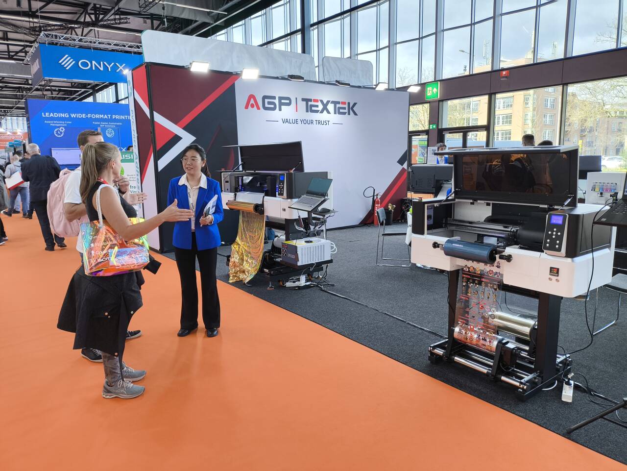 TEXTEK at the FESPA booth, welcome to visit!