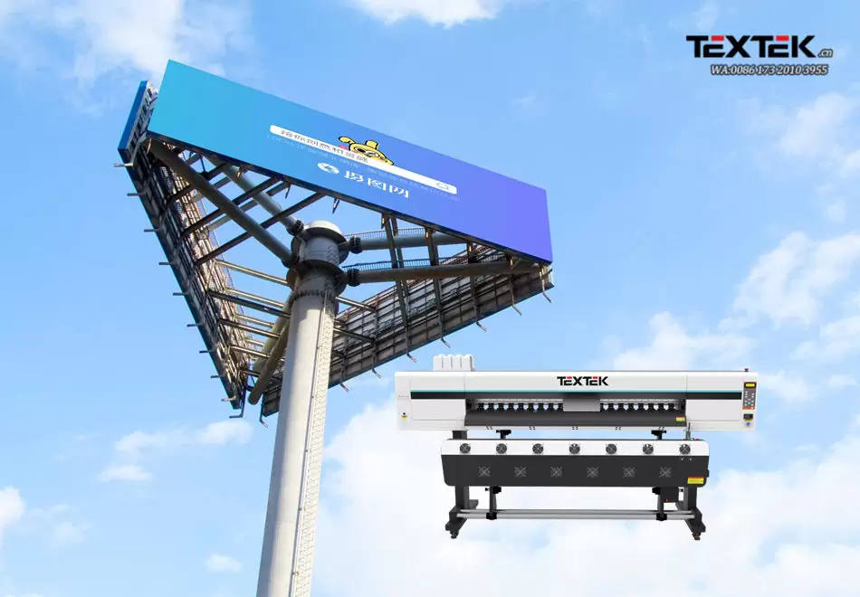 Textek 1.6m 1.8m 3.2m Epson Printhead Plotter Vinyl Flex Banner ...